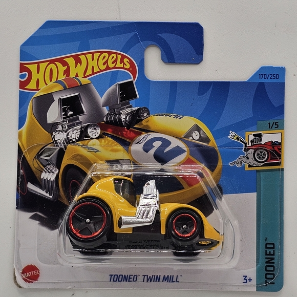 Hot Wheels | Toys | Hot Wheels Tooned Twin Mill Toy Car Yellow And ...